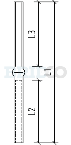Stainless steel Swage Stud Threaded Terminal Bridco Australia