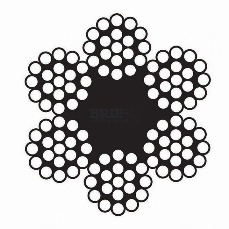 Galvanized Wire Rope 1 X 19 Strand Wire With No Core Grade 1570